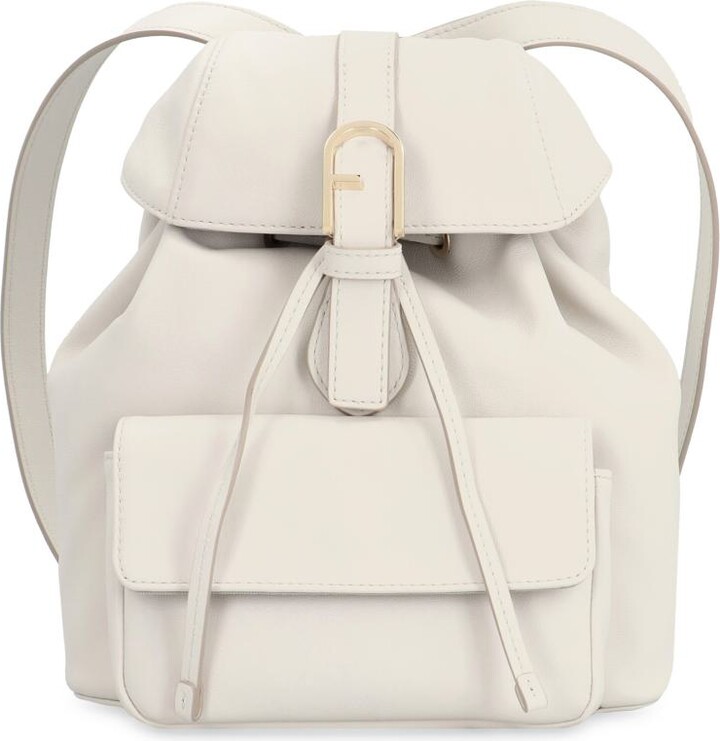 Furla Flow S Leather Backpack - ShopStyle