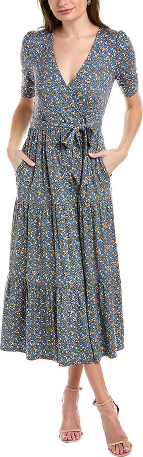 Boden Tiered Wrap Jersey Maxi Dress - ShopStyle