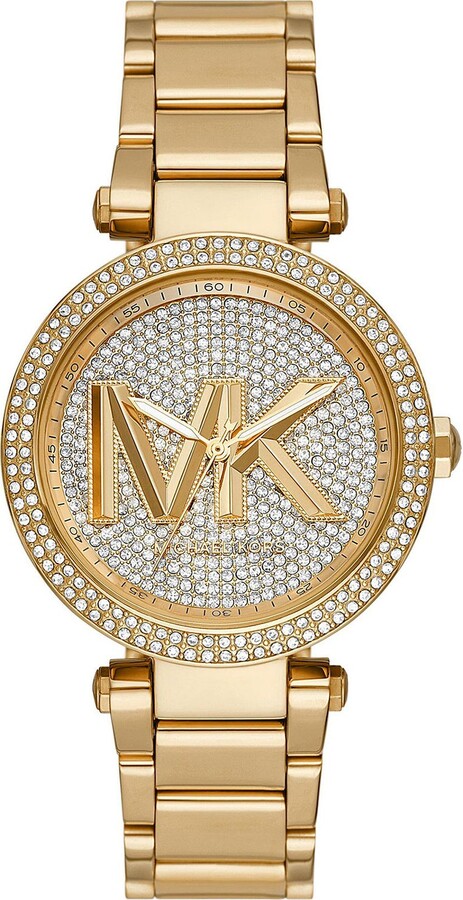 Michael Kors Women's Parker Gold Dial Watch - ShopStyle