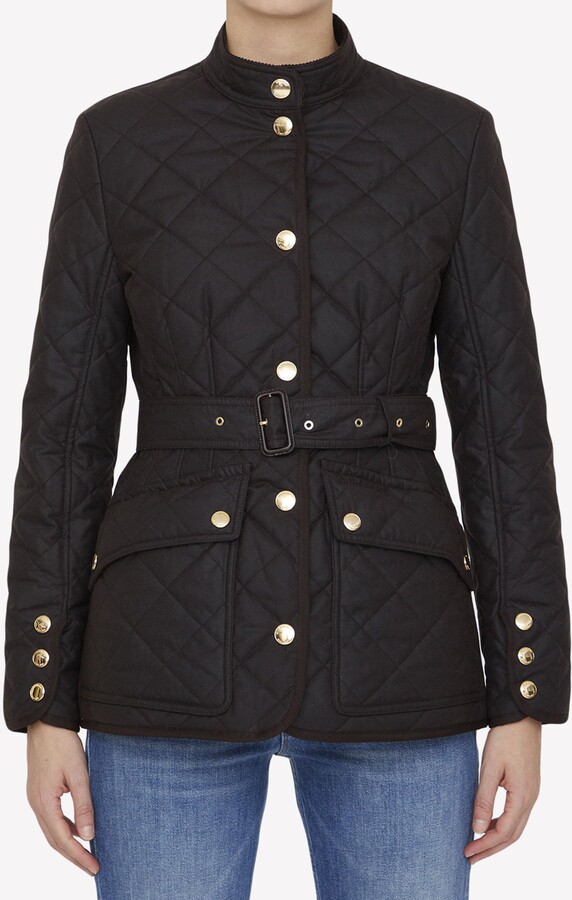 Burberry Diamond Quilted Jacket - ShopStyle