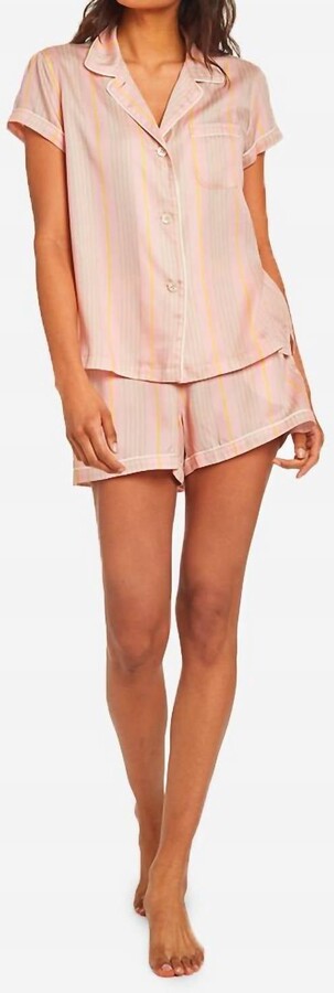 The Sleep Code Sasi Sustainable Tencel Pj Set In Bubbles Wide Stripe ...