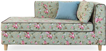 Finesse Furni Small Flat, Pastoral Sitting Room, Lazy Sofa, Chaise Longue, Japanese-Style Toffee ...