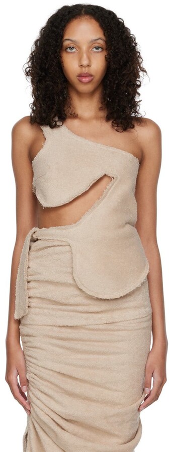 SELASI SSENSE Exclusive Beige Lake Camisole - ShopStyle
