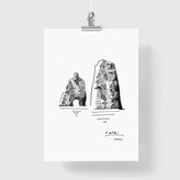 Awol Iconic Capri : Hand-Drawn Pen And Ink Landscape Drawing ...