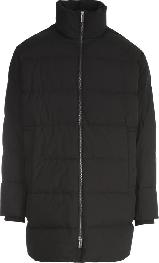 Emporio Armani Zip-Up Quilted Puffer Coat - ShopStyle