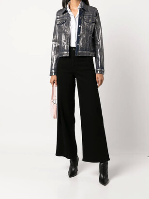 Madison.Maison Metallic Denim Jacket - ShopStyle