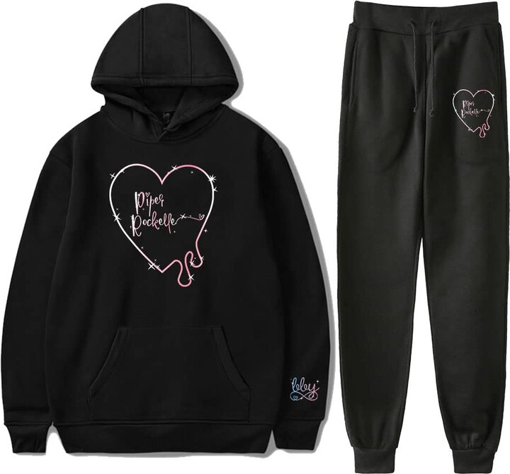 JGYEXEFHT Piper Rockelle Drippy Heart Merch Hoodies Suit Sportswear ...