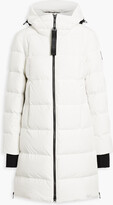 Moose Knuckles Two-tone quilted shell hooded coat - ShopStyle
