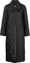 Ganni Ripstop Quilt Coat - ShopStyle