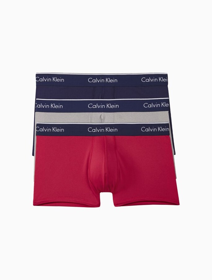 Calvin Klein Micro Plus 3-Pack Low Rise Trunk - ShopStyle Boxers