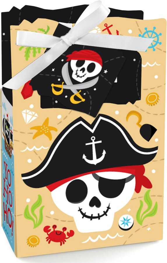 Big Dot Of Happiness Pirate Ship Adventures - Skull Birthday Party ...