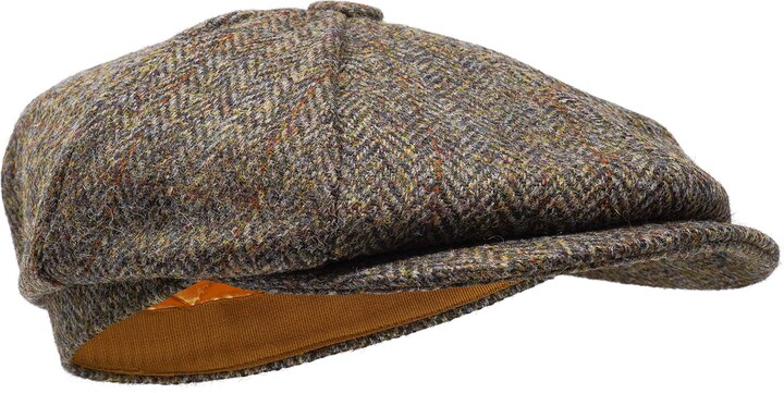 Borges & Scott Lomond Newsboy Cap - 100% Handwoven Wool - Harris Tweed ...