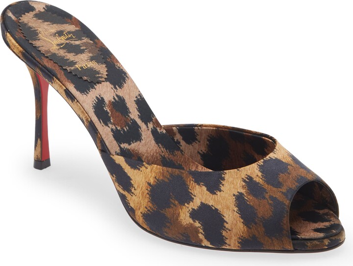 Christian Louboutin Me Dolly Peep Toe Slide Sandal - ShopStyle