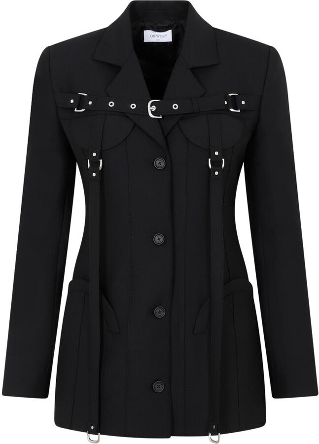 Off-White Blend Cargo Round Jacket - ShopStyle