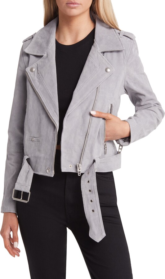 Blank NYC Suede Moto Jacket - ShopStyle