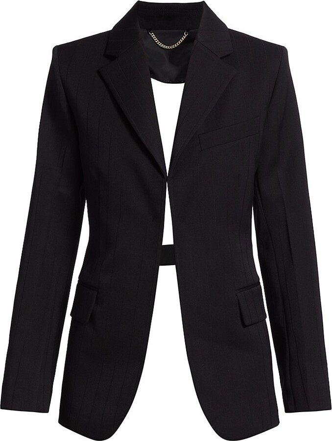 Victoria Beckham Backless Tux Jacket - ShopStyle Blazers