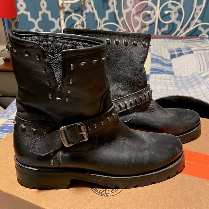 Recurate Natalie Lug Rebel Engineer - Pre-Loved - ShopStyle Boots