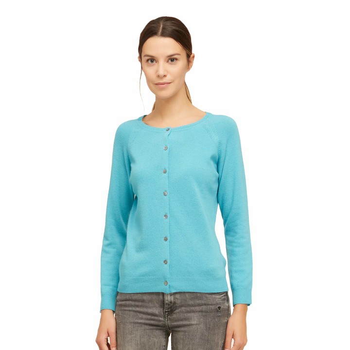 Brunella Gori Cardigan With Buttons In 90 Merino 10 Cashmere
