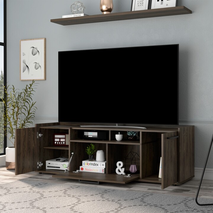 EDWINRAYLLC Modern high quality Tv Stand for TV織s up 55", One Cabinet ...