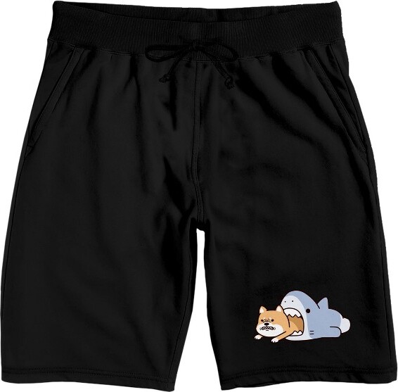 Samezu Shark Samezu Anime Character Samezu & Dog Men's Black Sleep ...