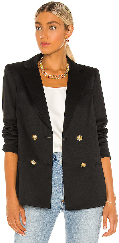 Alice + Olivia Bergen Double Breasted Loose Blazer - ShopStyle