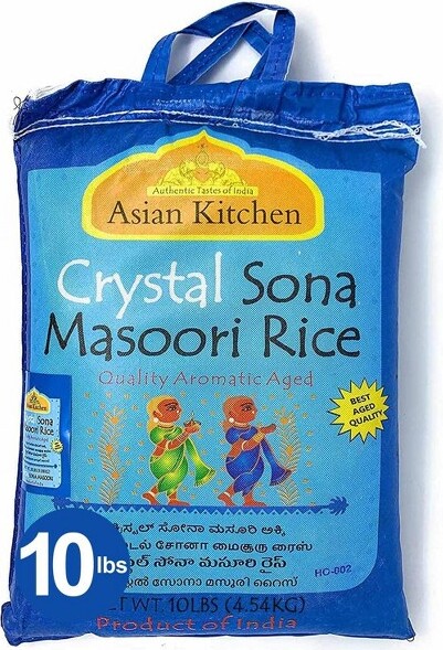 Rani Brand Authentic Indian Foods Asian Kitchen Crystal Sona Masoori ...