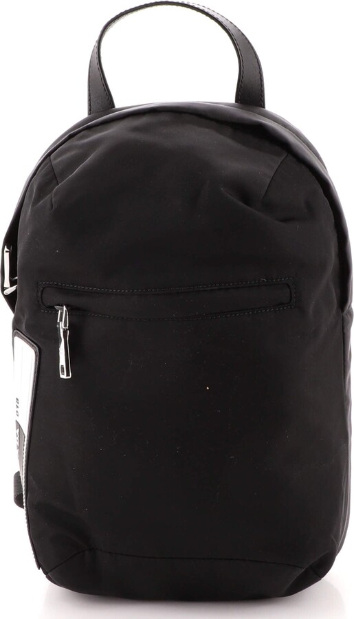 Prada Logo Patch Sling Bag Tessuto with Rubber - ShopStyle