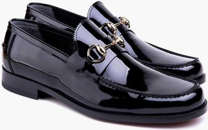 Sepol Men's Ceremony Patent Leather Buckled Loafer - ShopStyle
