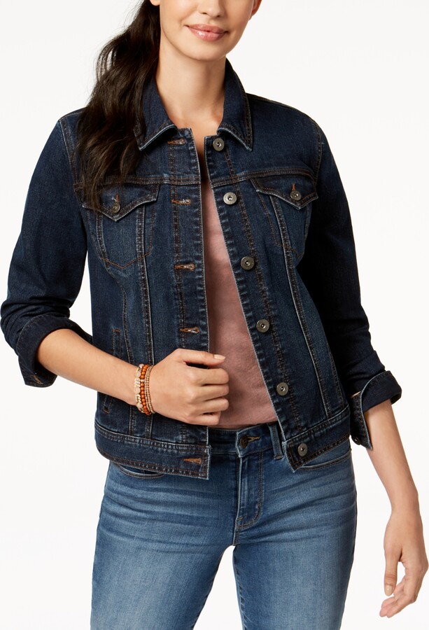 Style&Co. Style & Co Classic Denim Jacket, Created for Macy's - ShopStyle