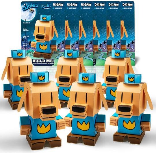 Cubles Dog Man Series 6-Pack Birthday and Education Activities Dog Man ...