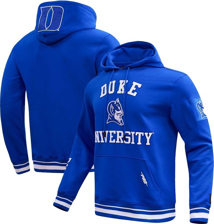Men's Pro Standard Royal Duke Blue Devils Classic Stacked Logo Pullover ...