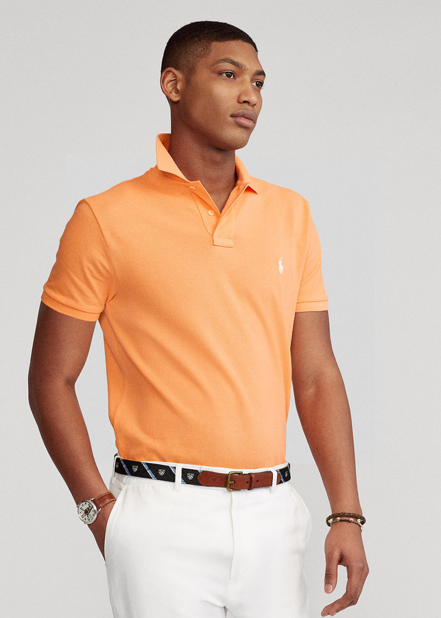 Ralph Lauren Custom Slim Fit Mesh Polo - ShopStyle