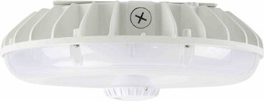 Choierled Lighting Round LED Garage Canopy Light With Motion Sensor 45W ...