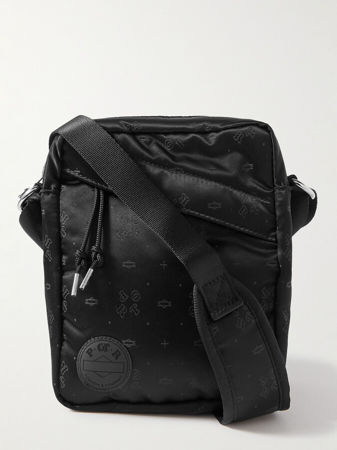 Porter-Yoshida and Co POTR Logo-Appliquéd Nylon-Jacquard Messenger Bag ...