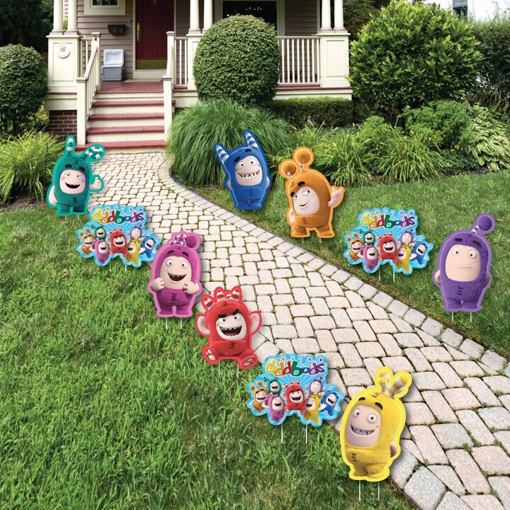 The Oddbods Show Oddbods x Big Dot of Happiness - Pogo, Fuse, Newt ...