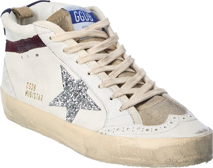 Golden Goose Mid Star Leather Sneaker - ShopStyle