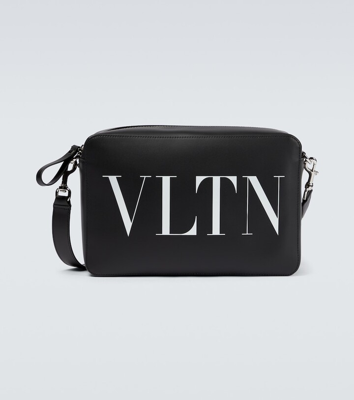Valentino Garavani VLTN leather shoulder bag - ShopStyle
