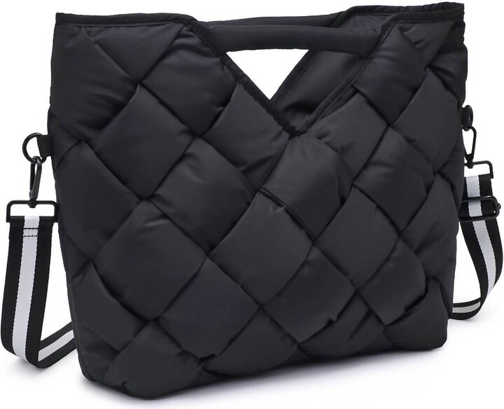 SOL and SELENE Women's Revelation Woven Nylon Tote In Black - ShopStyle