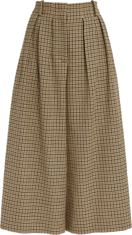 Moncler Check Cropped Trousers - ShopStyle