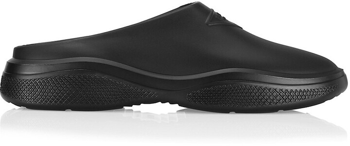 Prada Mellow Molded Logo Mules - ShopStyle
