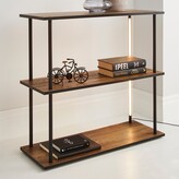 Dunelm Fulton Console Table with LED Lights Rustic Pine Brown - ShopStyle