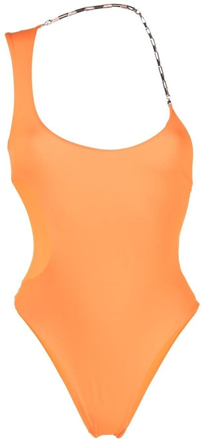 ATTICO Chain-Strap Swimsuit - ShopStyle
