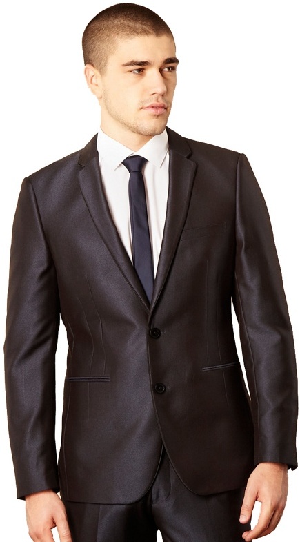 Thomas Nash Blue tonic suit jacket - ShopStyle