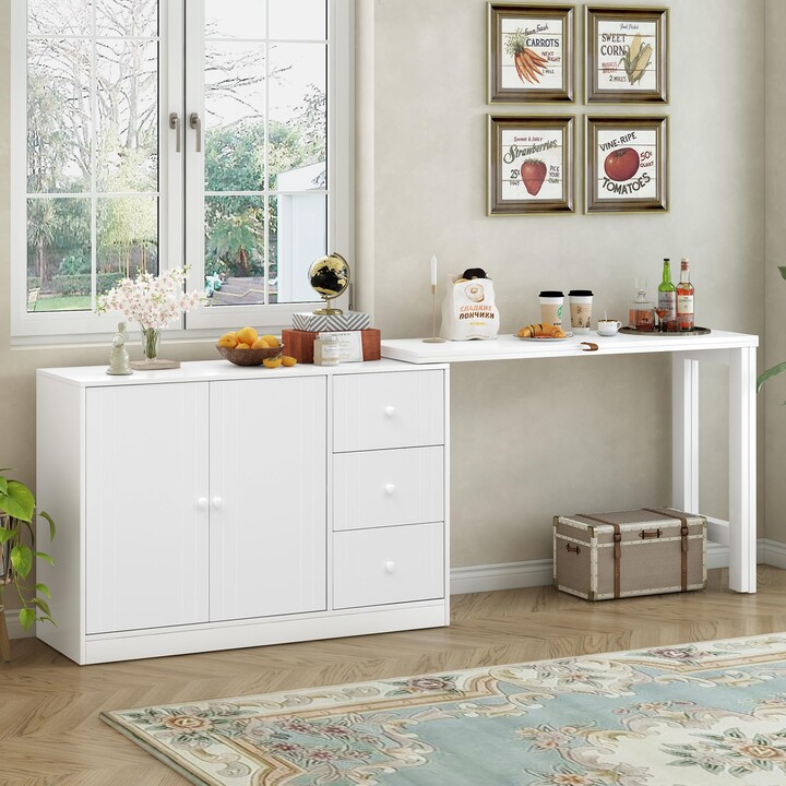 Ball & Cast Innovative Convertible Sideboard with Pull-Out Top - ShopStyle
