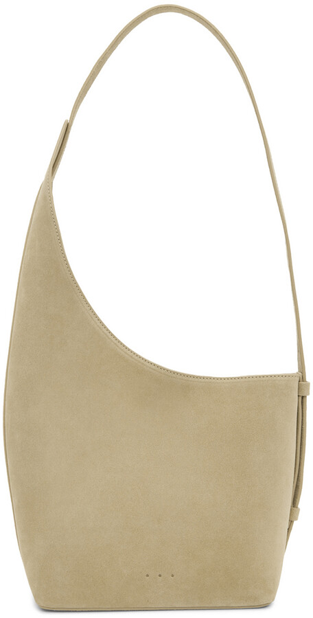 Aesther Ekme Beige Demi Lune Shoulder Bag - ShopStyle