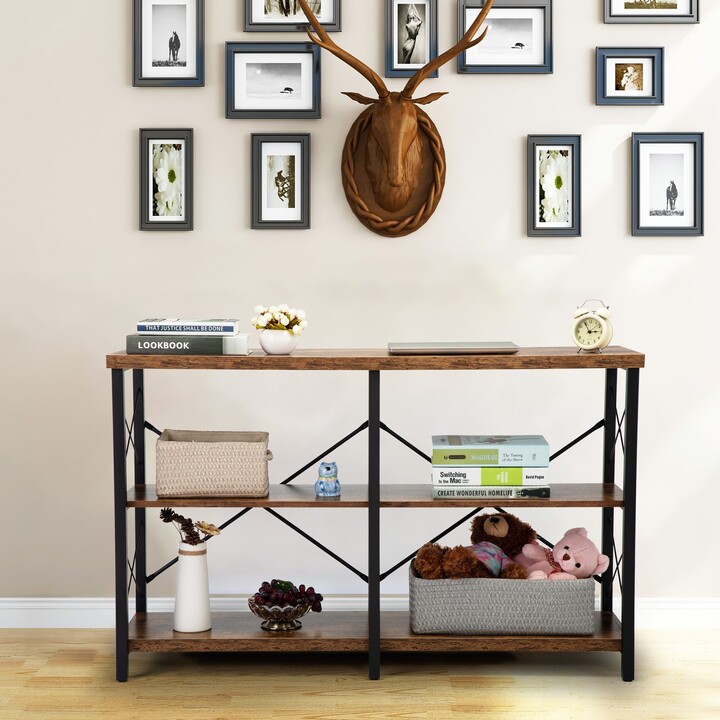 Industrial Wall Mounted Iron Floating Pipe Shelves - ShopStyle ...