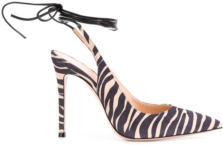 Gianvito Rossi Zebra Print Pumps - ShopStyle