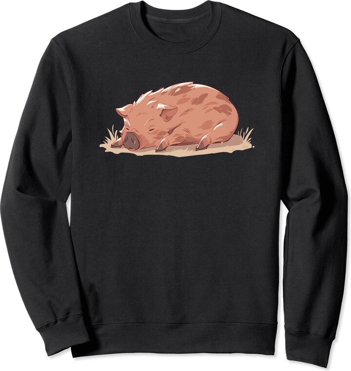 Christmas Huhn Haustier, lustige Sprüche Sleeping Wild Boar Comic Art ...