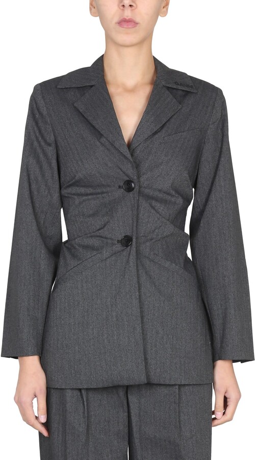 Ganni Draped Blazer - ShopStyle