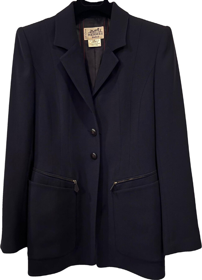 Hermes Wool suit jacket - ShopStyle